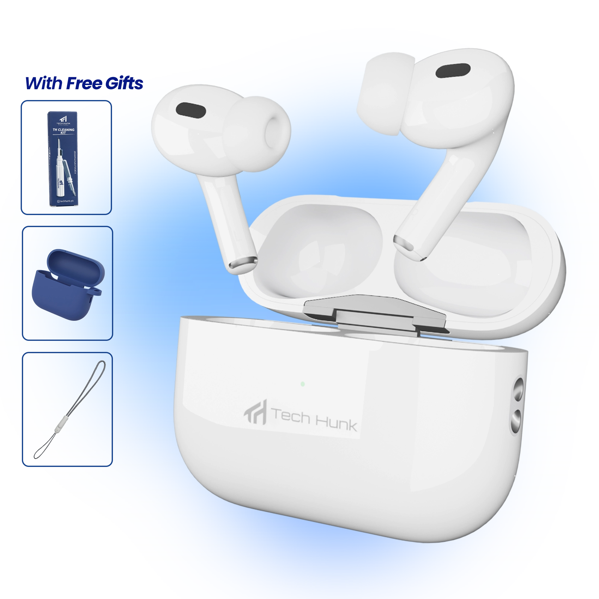 TH Pods Gen 3 White Earbuds – Tech Hunk